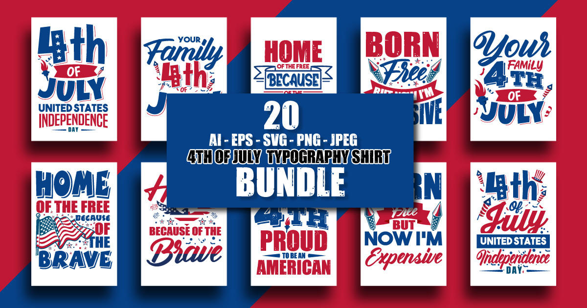 4th of July Independence Bundle Bundle · Creative Fabrica