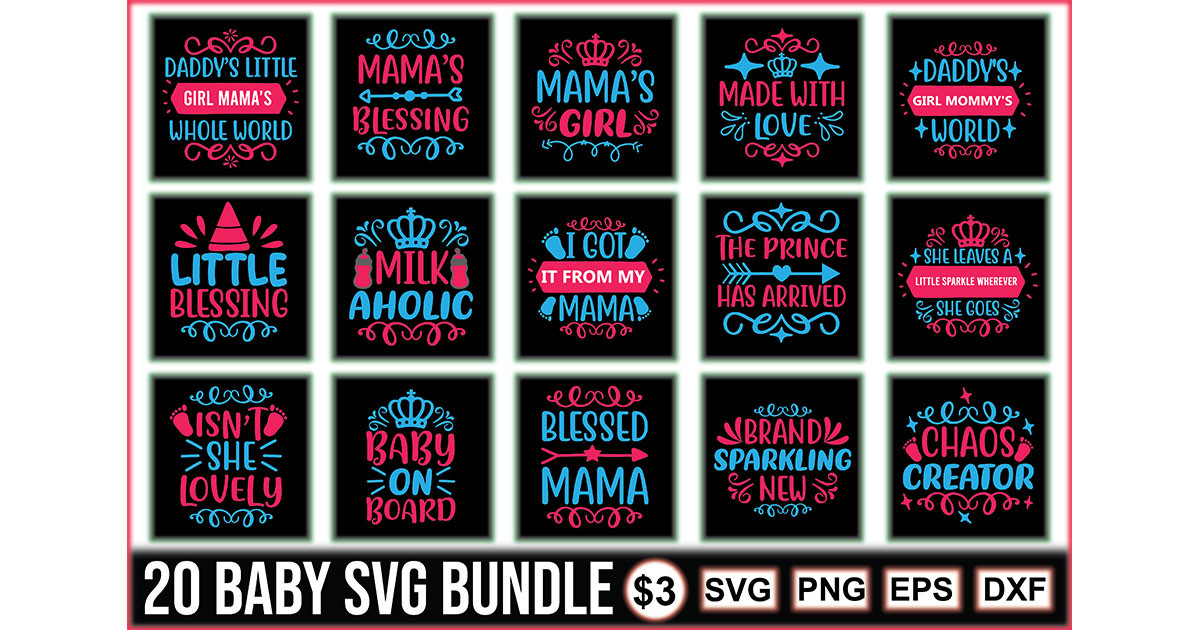 Baby SVG Bundle Bundle · Creative Fabrica