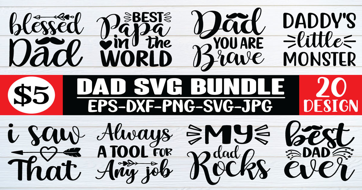 Dad SVG Bundle Bundle · Creative Fabrica