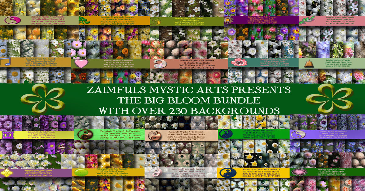 The Big Bloom Bundle Bundle · Creative Fabrica