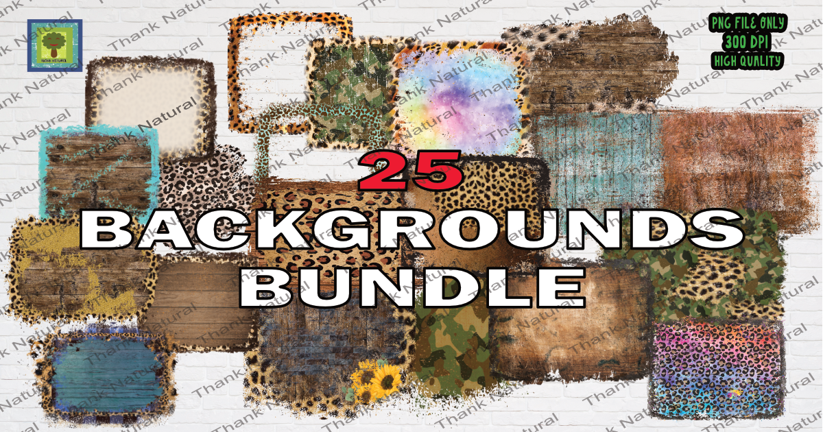 25 Backgrounds Bundle Bundle · Creative Fabrica
