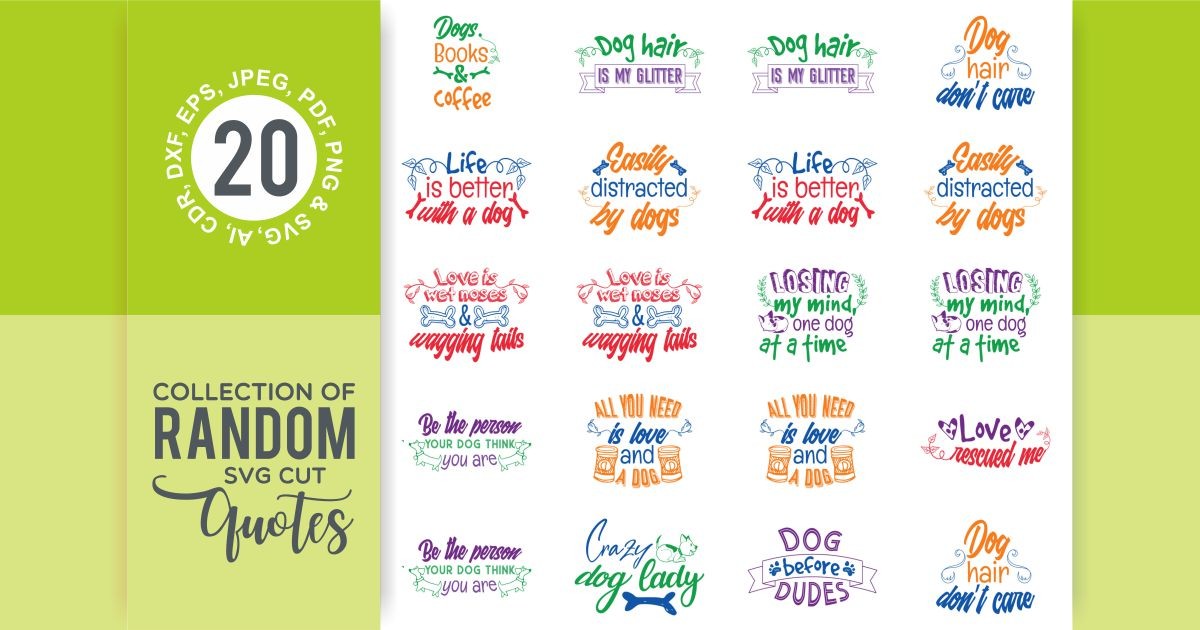 Collection of Random Quotes 64 Bundle · Creative Fabrica