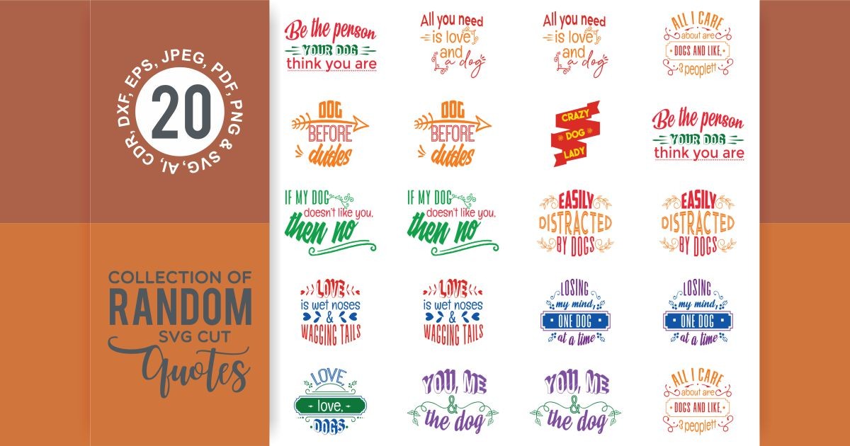 Collection of Random Quotes 63 Bundle · Creative Fabrica