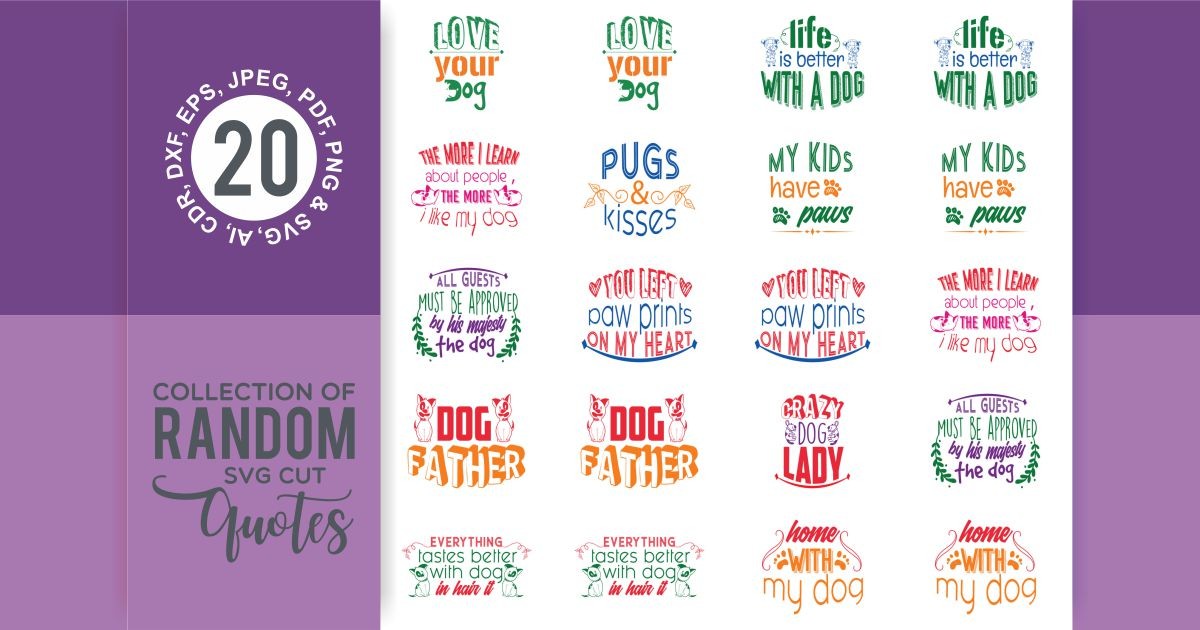 Collection of Random Quotes 61 Bundle · Creative Fabrica