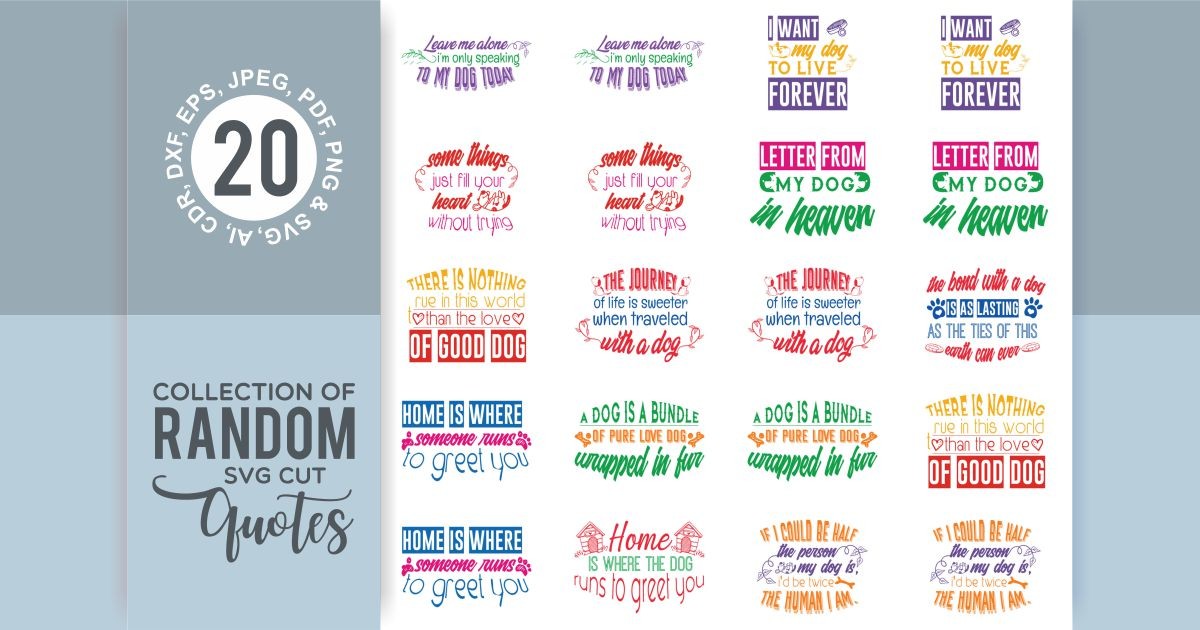 Collection of Random Quotes 59 Bundle · Creative Fabrica