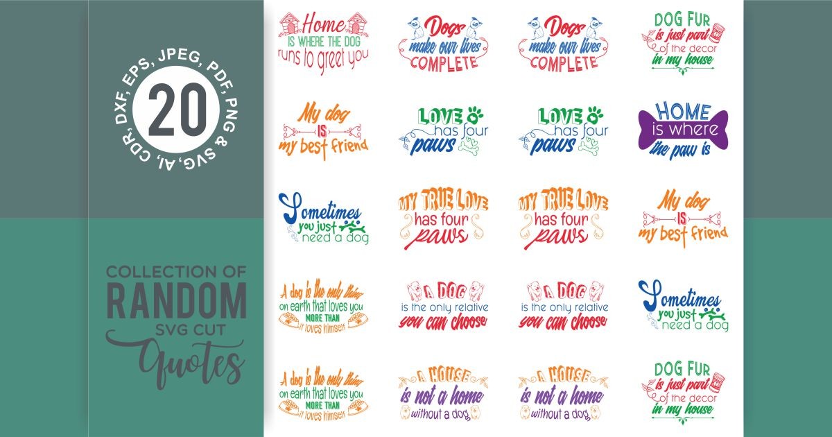 Collection of Random Quotes 58 Bundle · Creative Fabrica