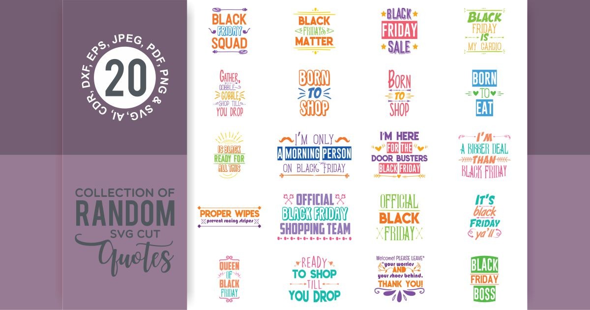 Collection of Random Quotes 80 Bundle · Creative Fabrica