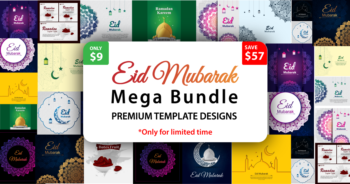 Eid Mubarak Mega Bundle Bundle · Creative Fabrica