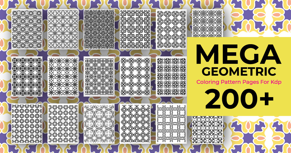 Coloring Pattern Pages Bundle Bundle · Creative Fabrica