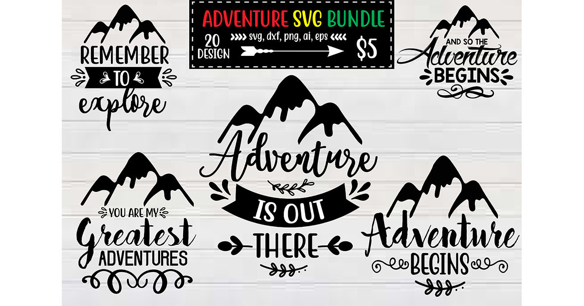 Adventure SVG Bundle Bundle · Creative Fabrica