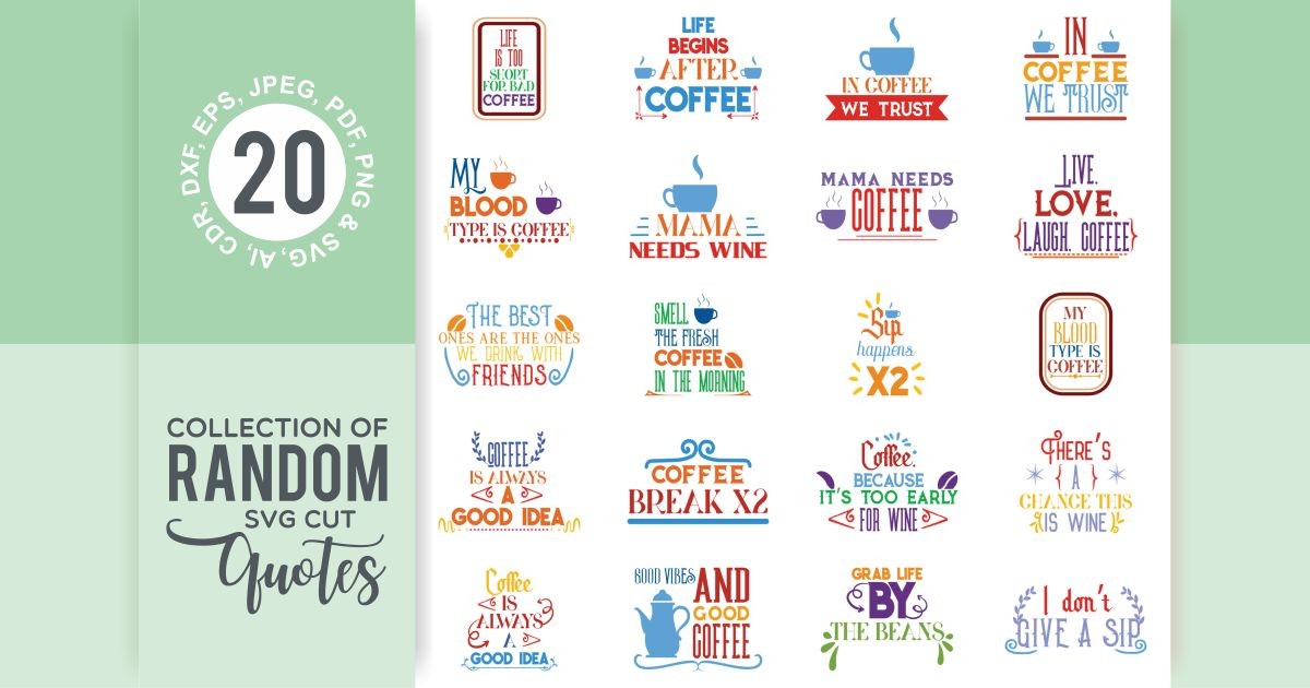 Collection of Random Quotes 192 Bundle · Creative Fabrica