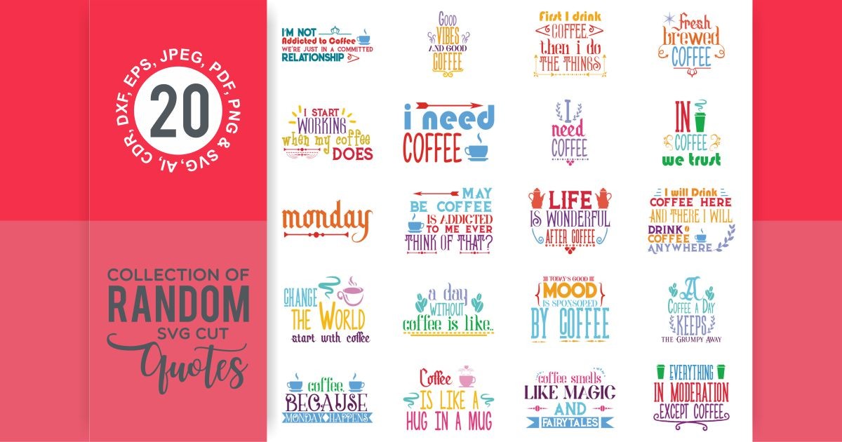 Collection of Random Quotes 188 Bundle · Creative Fabrica