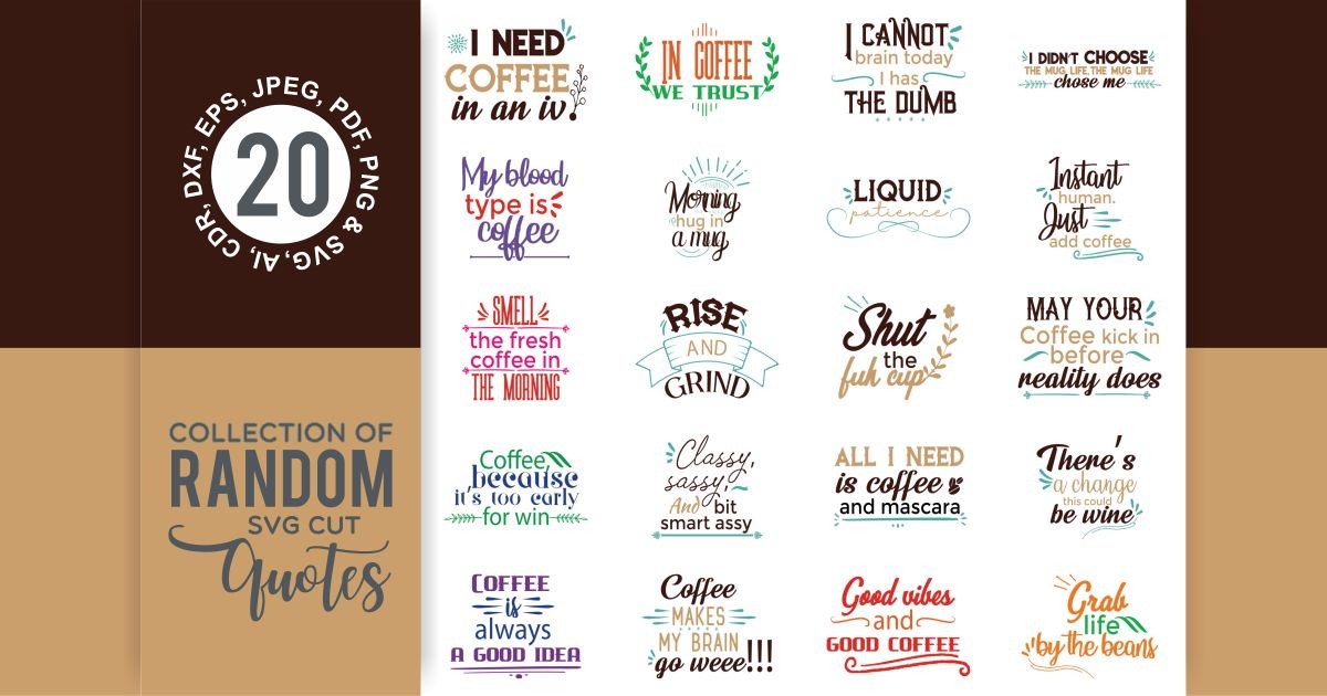 Collection of Random Quotes 183 Bundle · Creative Fabrica