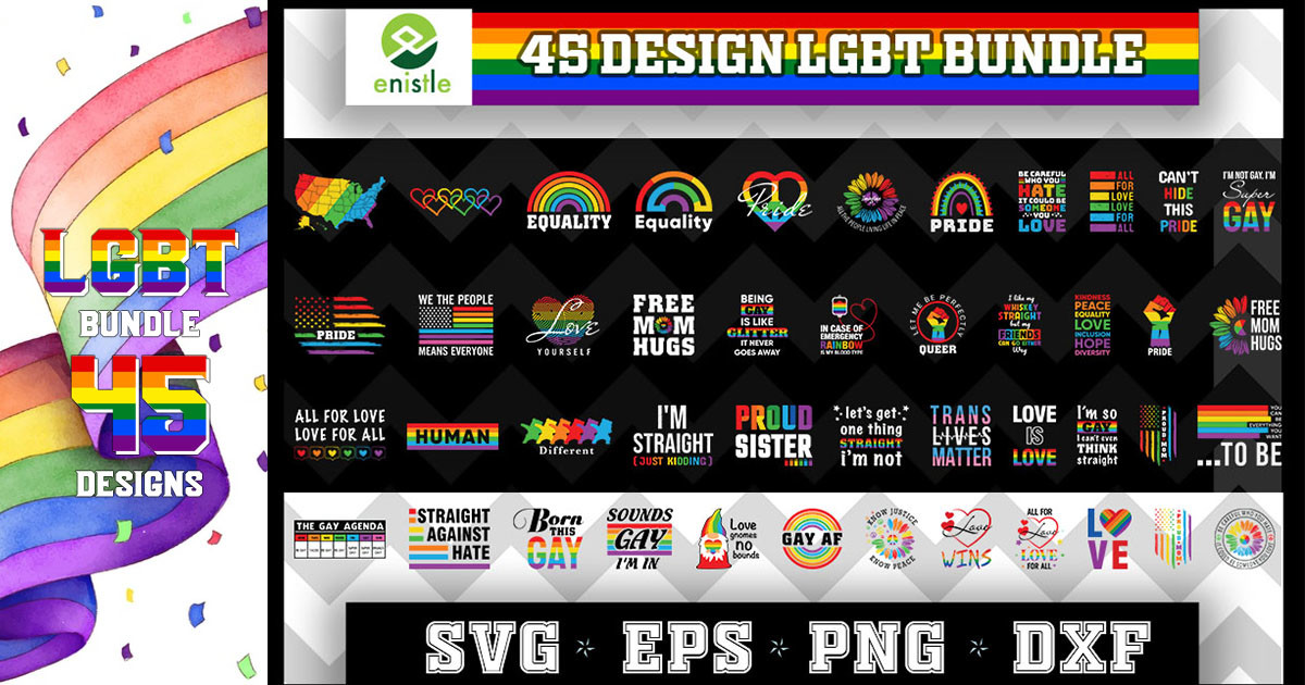 LGBT Pride Bundle Bundle · Creative Fabrica