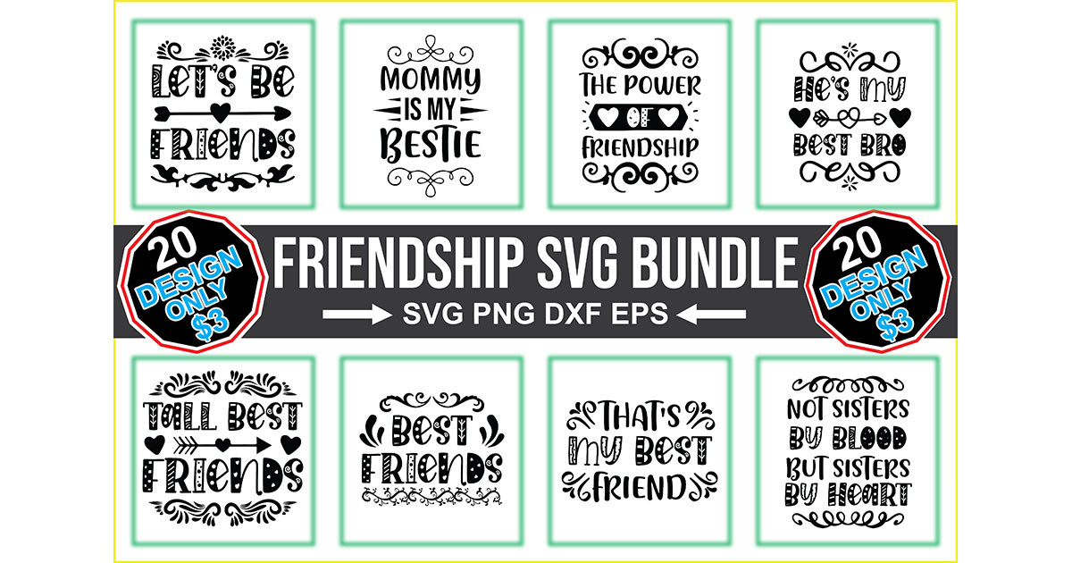 Friendship SVG Bundle Bundle · Creative Fabrica