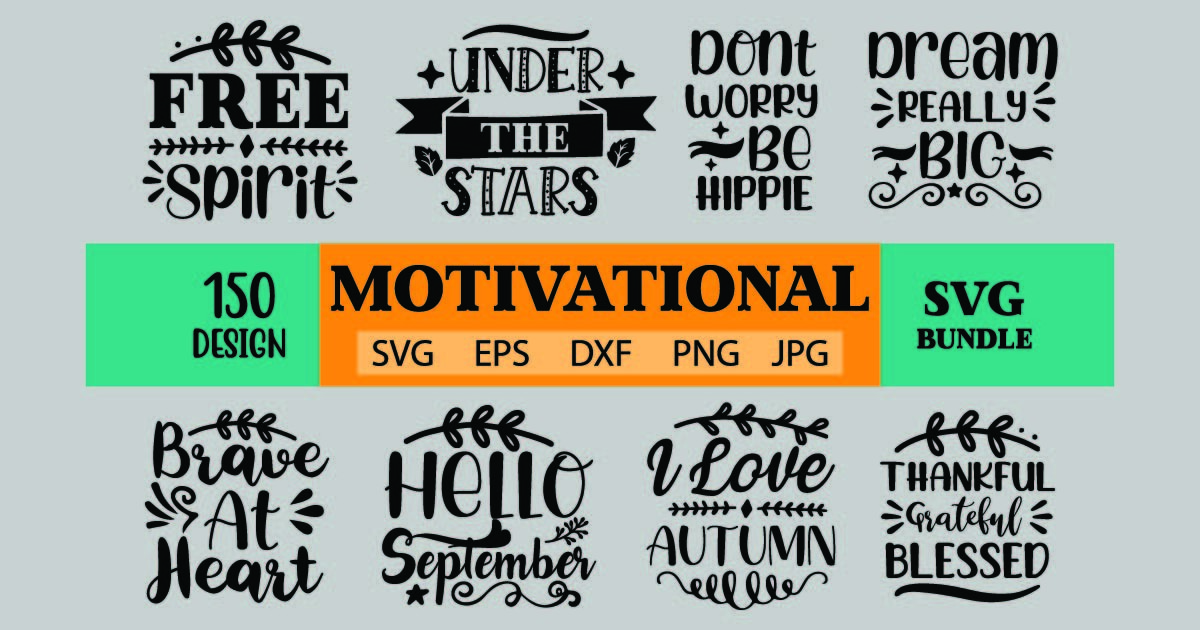 Motivational SVG Bundle Bundle · Creative Fabrica