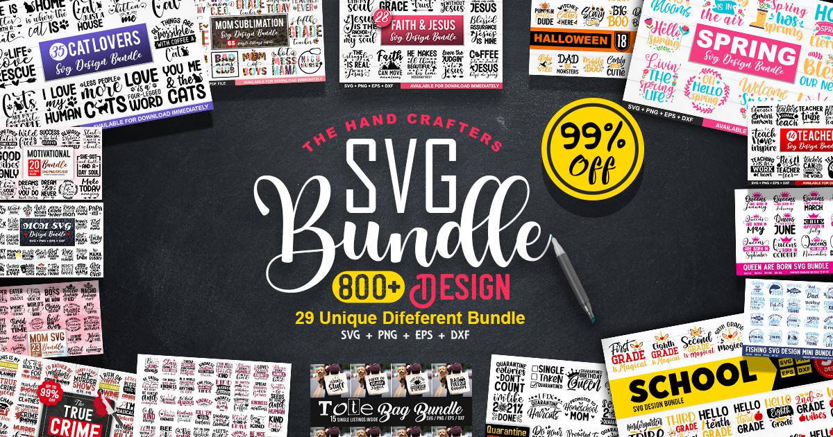 The Hand Crafters SVG Bundle Bundle · Creative Fabrica