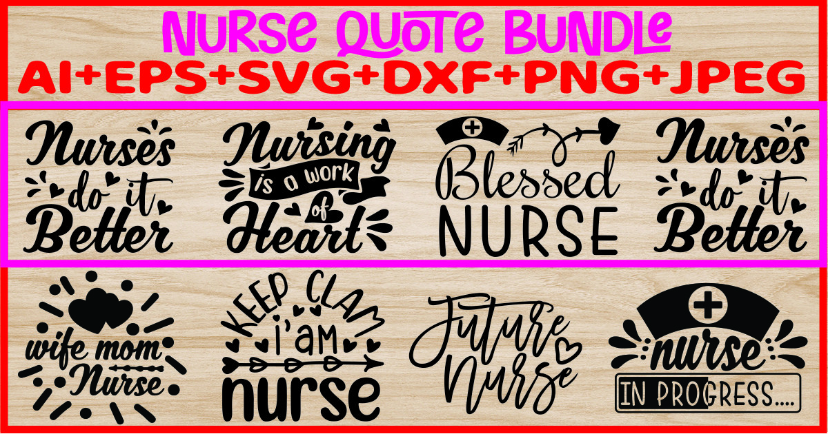Nurse Bundle 20 Designs Bundle · Creative Fabrica