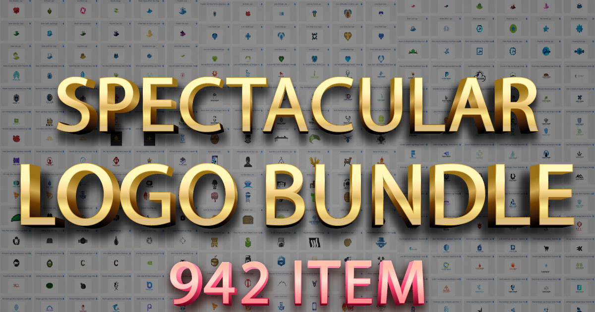 Spectacular Logo Bundle Bundle · Creative Fabrica