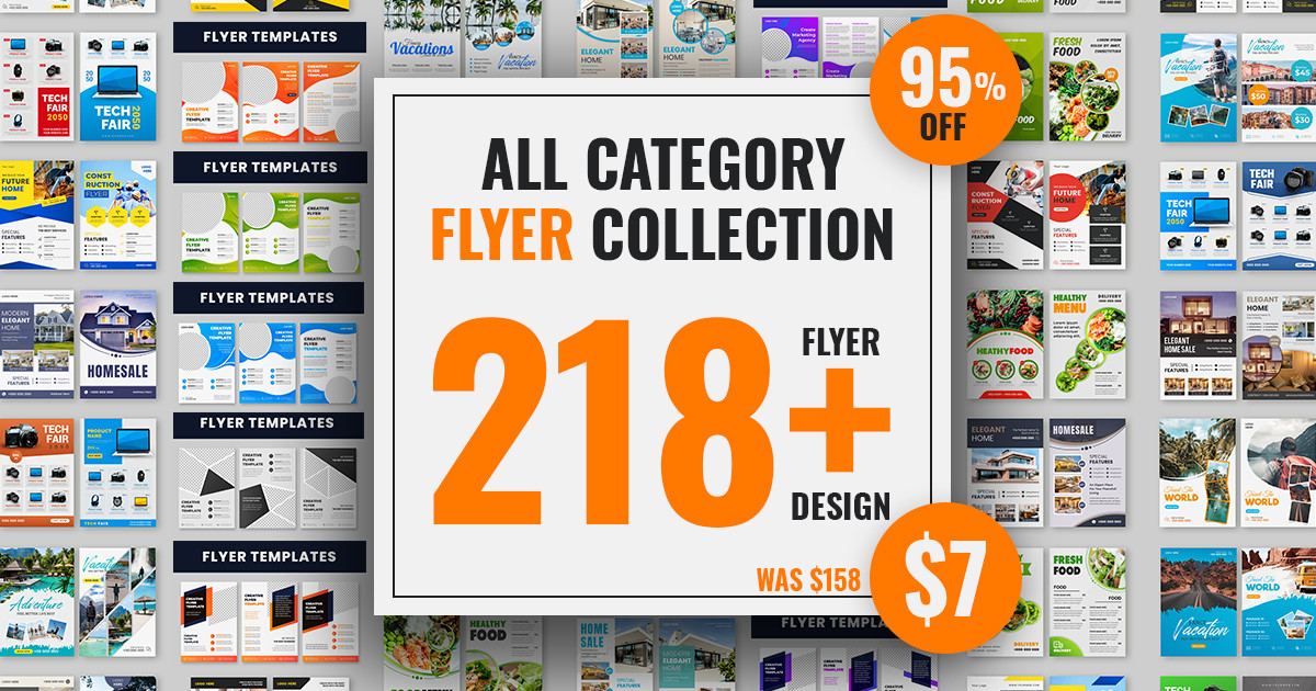 All Category Flyer Collection Bundle · Creative Fabrica