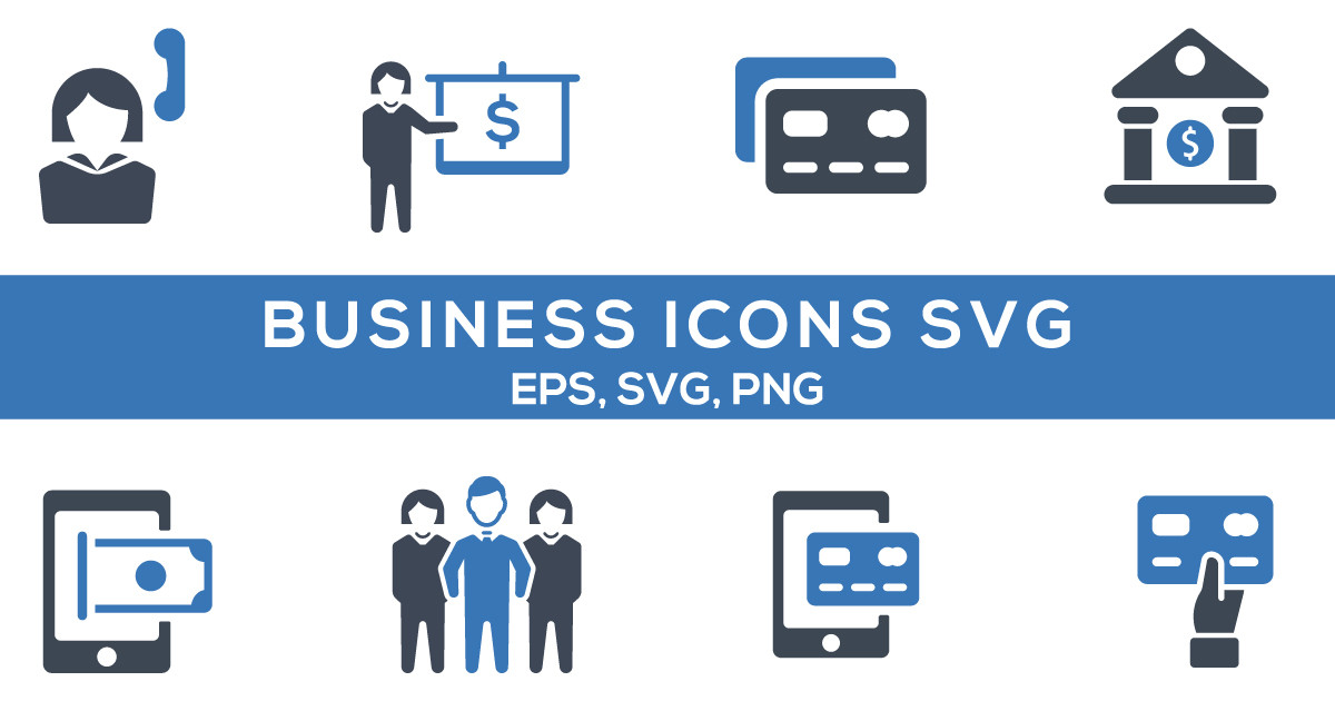 Business Icon SVG Bundle Bundle · Creative Fabrica