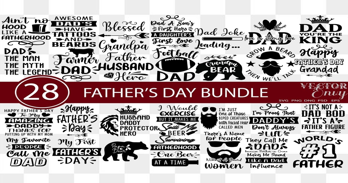 Father's Day Bundle Bundle · Creative Fabrica