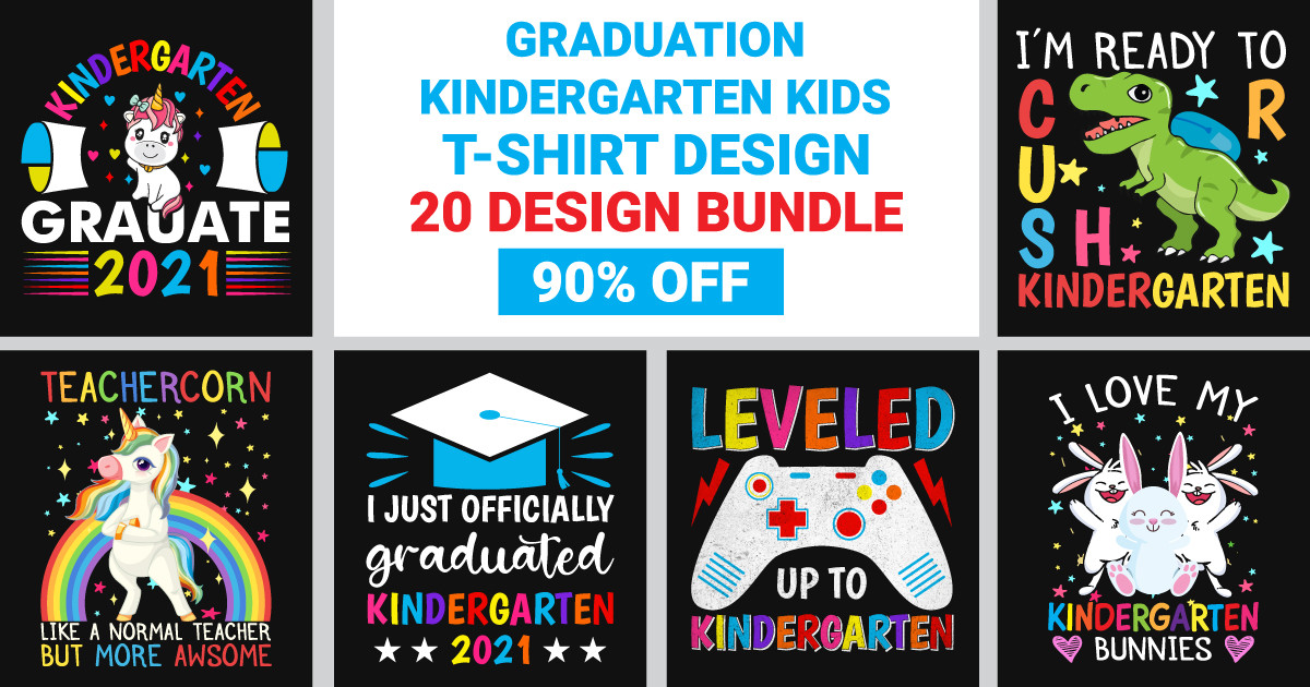 Graduation Kindergarten Kids SVG Bundle Bundle · Creative Fabrica