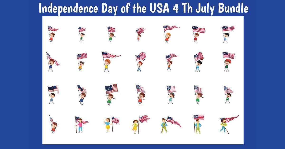 Independence Day USA Bundle Bundle · Creative Fabrica