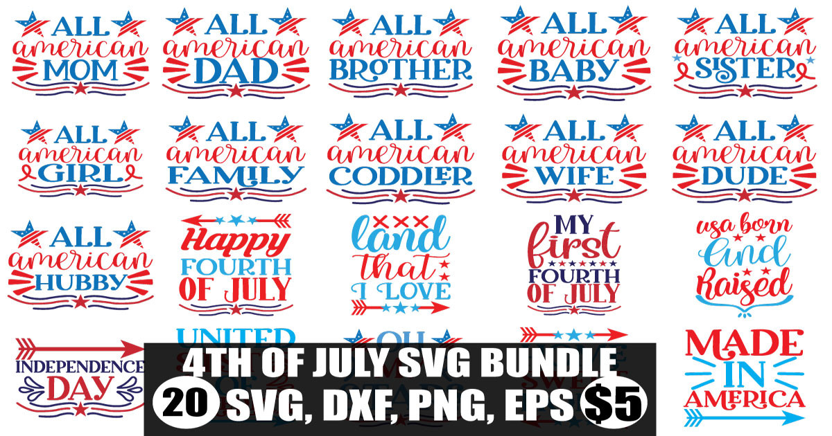 4th of July Bundle Bundle · Creative Fabrica