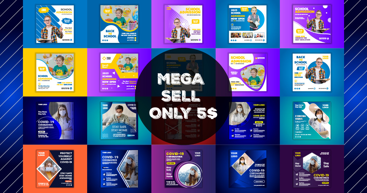 Social Media Post & Stories Bundle Bundle · Creative Fabrica