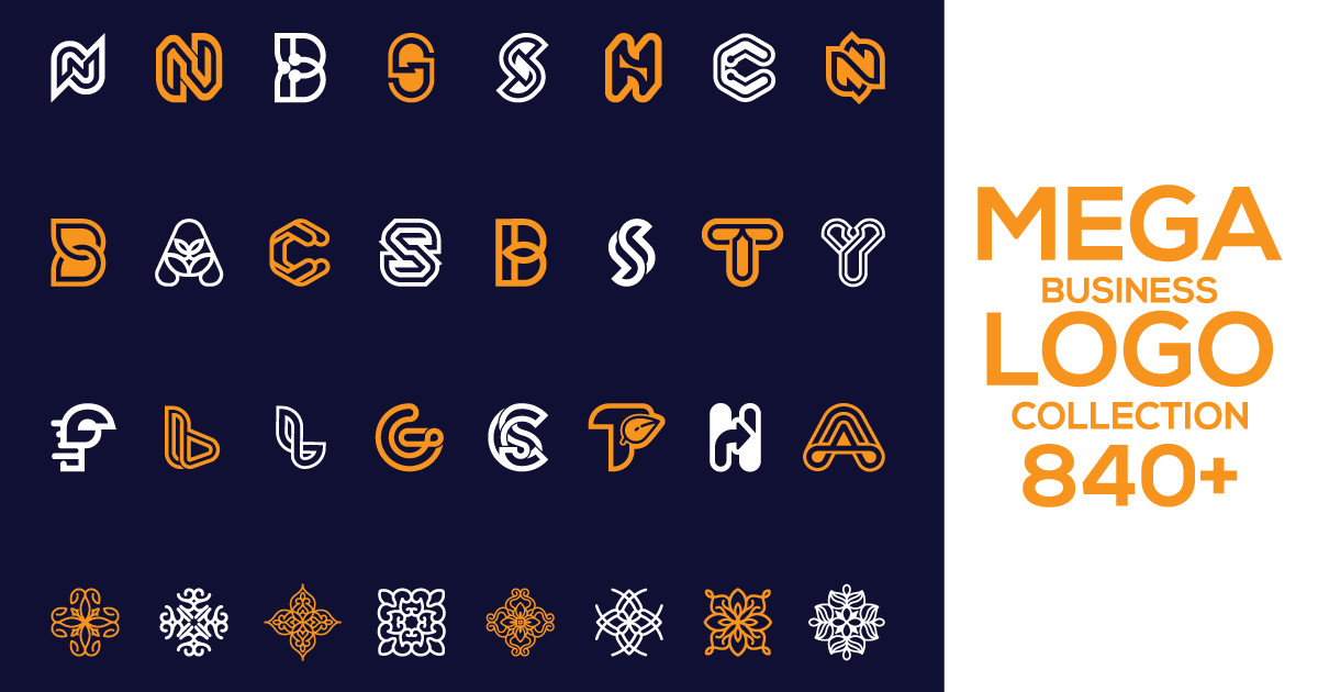 Logo Monogram Collection Bundle · Creative Fabrica