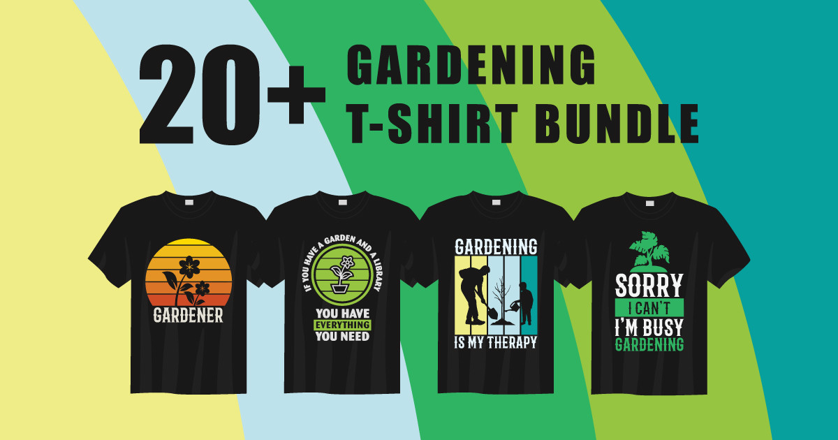 Gardening T-Shirt Design Bundle Bundle · Creative Fabrica