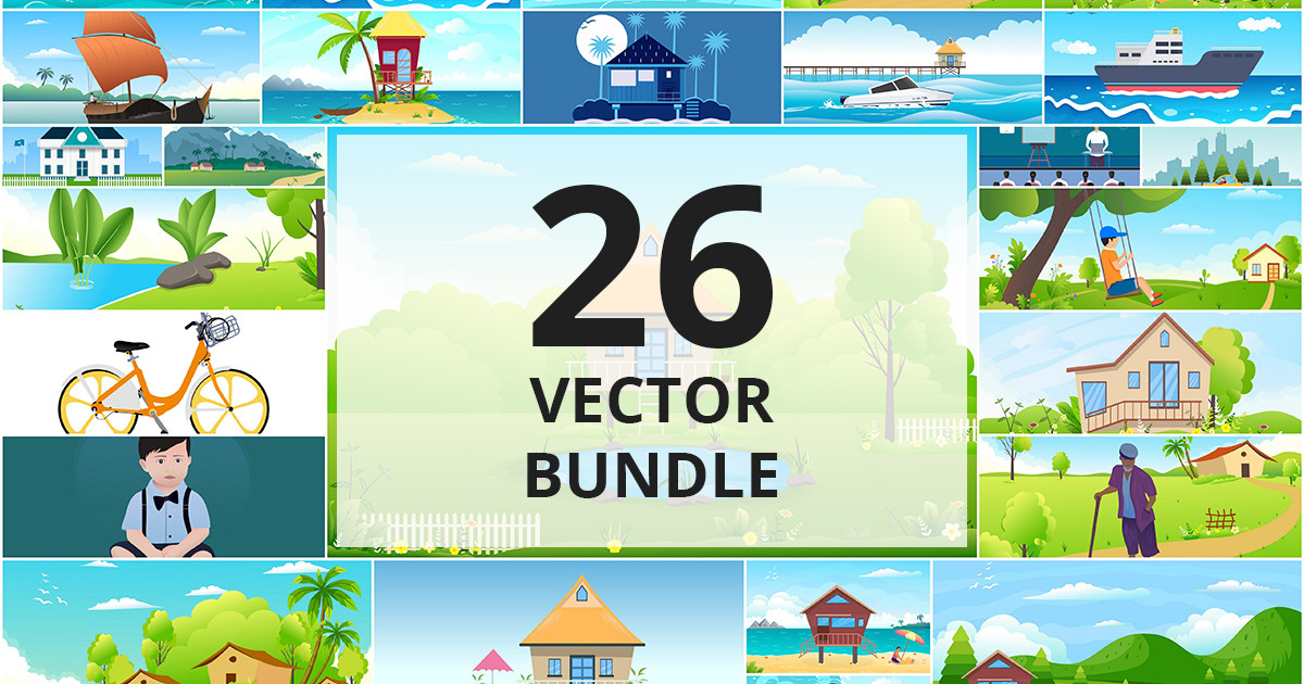 Vector Illustrations Bundle Bundle · Creative Fabrica