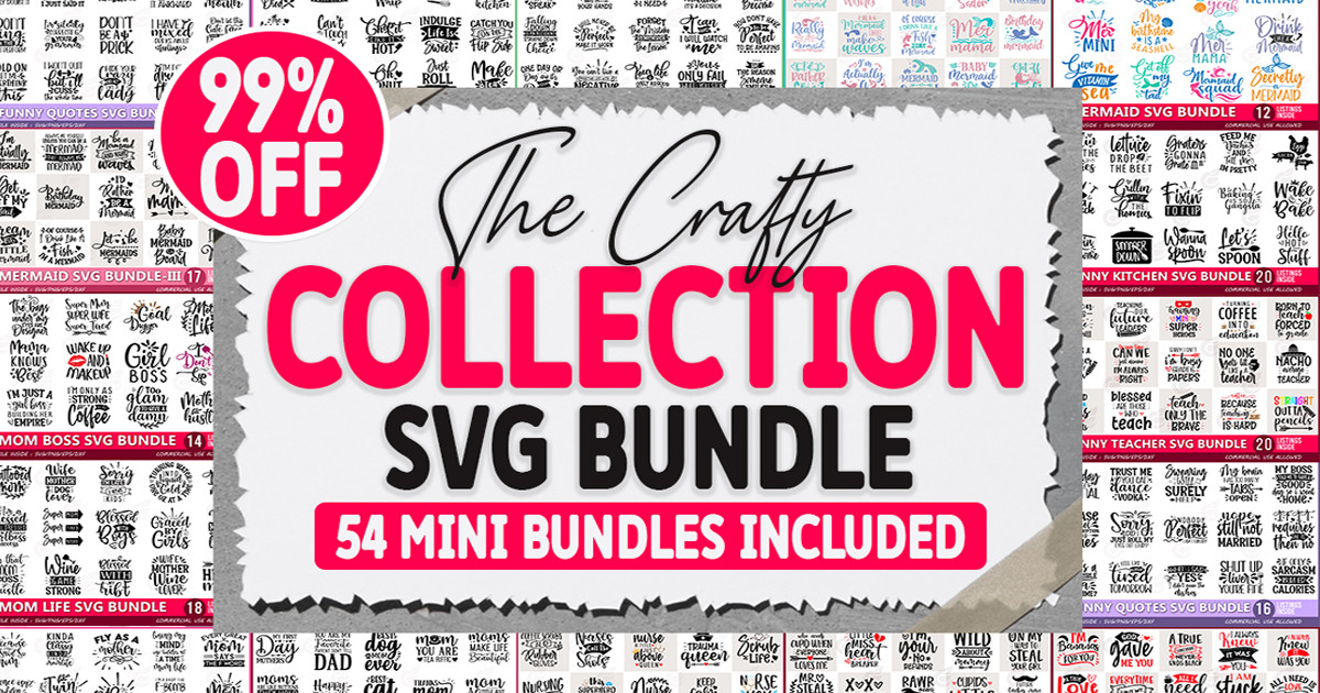 The Crafty Collection SVG Bundle Bundle · Creative Fabrica