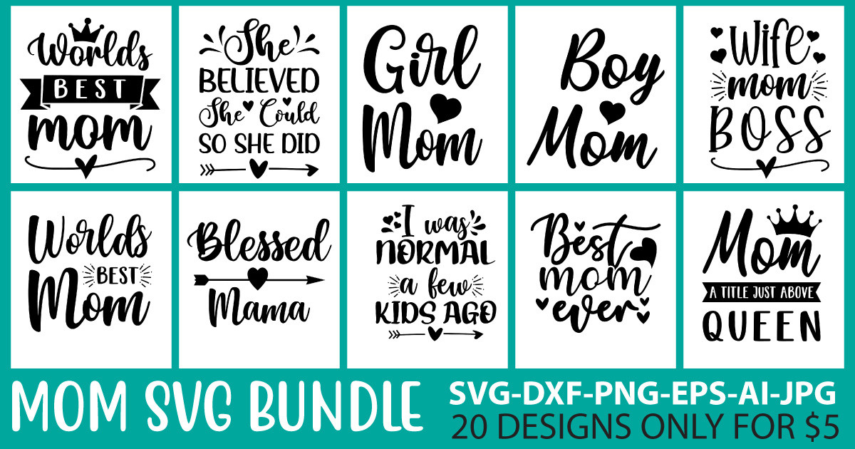 Mom SVG Bundle Bundle · Creative Fabrica