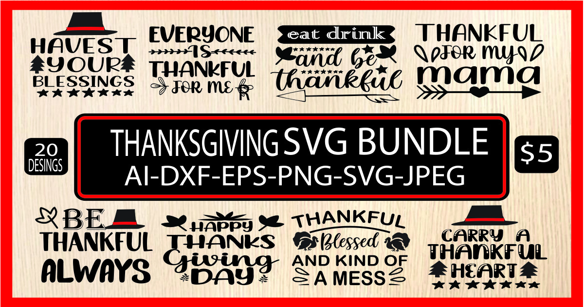 Thanksgiving SVG Bundle Bundle · Creative Fabrica