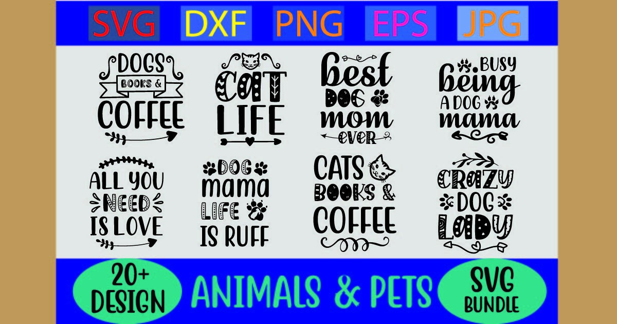 Animals and Pets SVG Bundle Bundle · Creative Fabrica