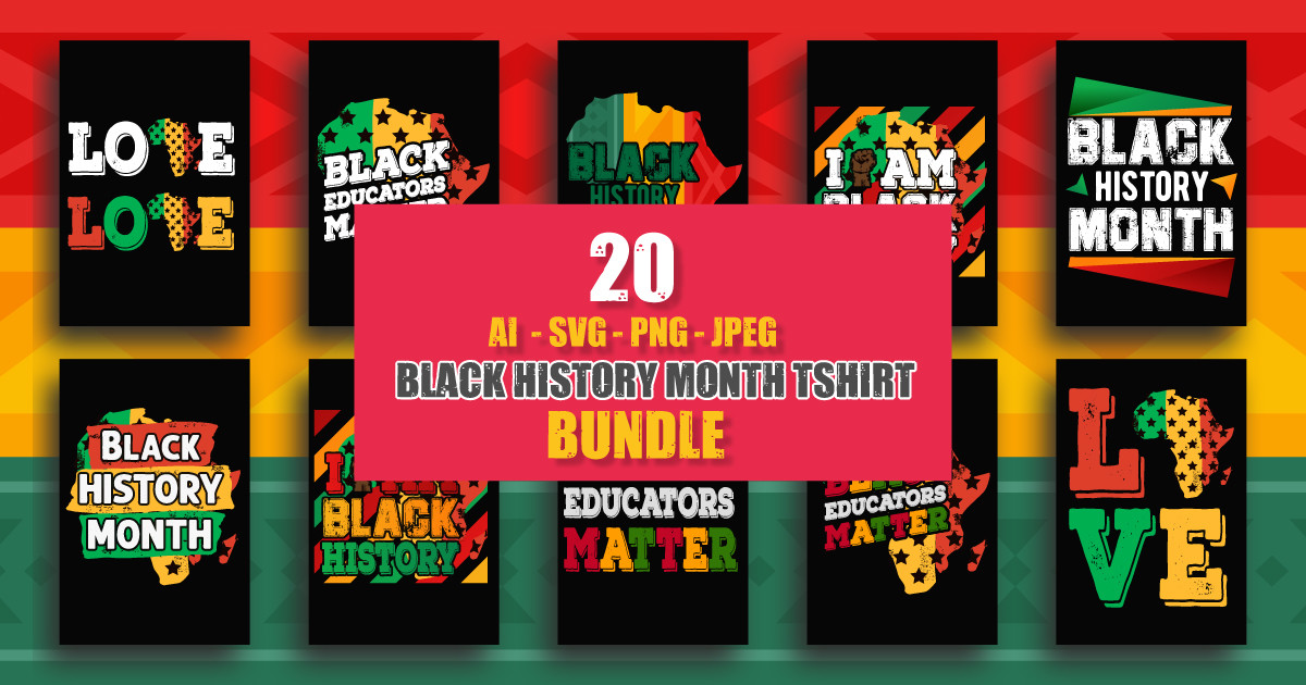 Black History Month Bundle Bundle · Creative Fabrica