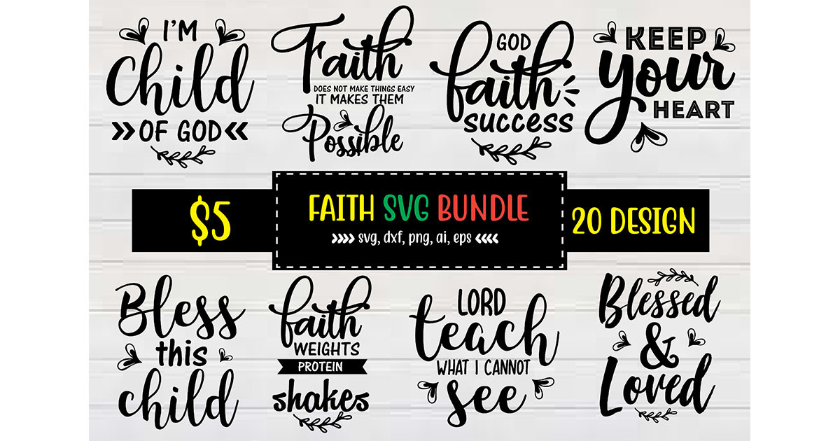 Faith SVG Bundle Bundle · Creative Fabrica