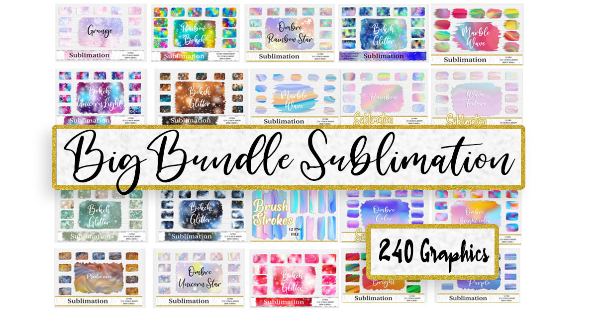 Graphics Sublimation Bundle Bundle · Creative Fabrica