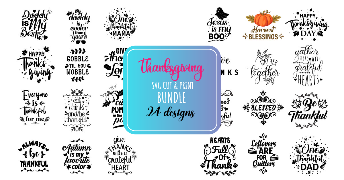 Thanksgiving SVG Bundle Bundle · Creative Fabrica
