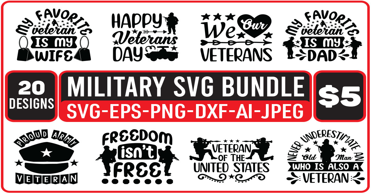 Military SVG Bundle Bundle · Creative Fabrica