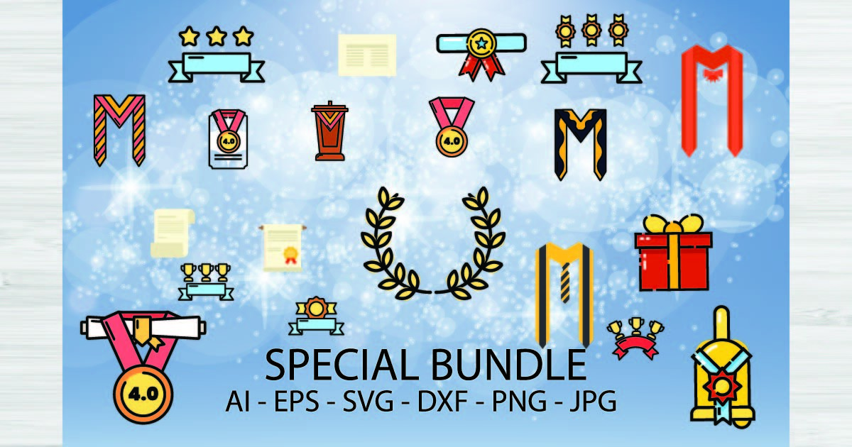 Graduation Icon Bundle Part 1 Bundle · Creative Fabrica