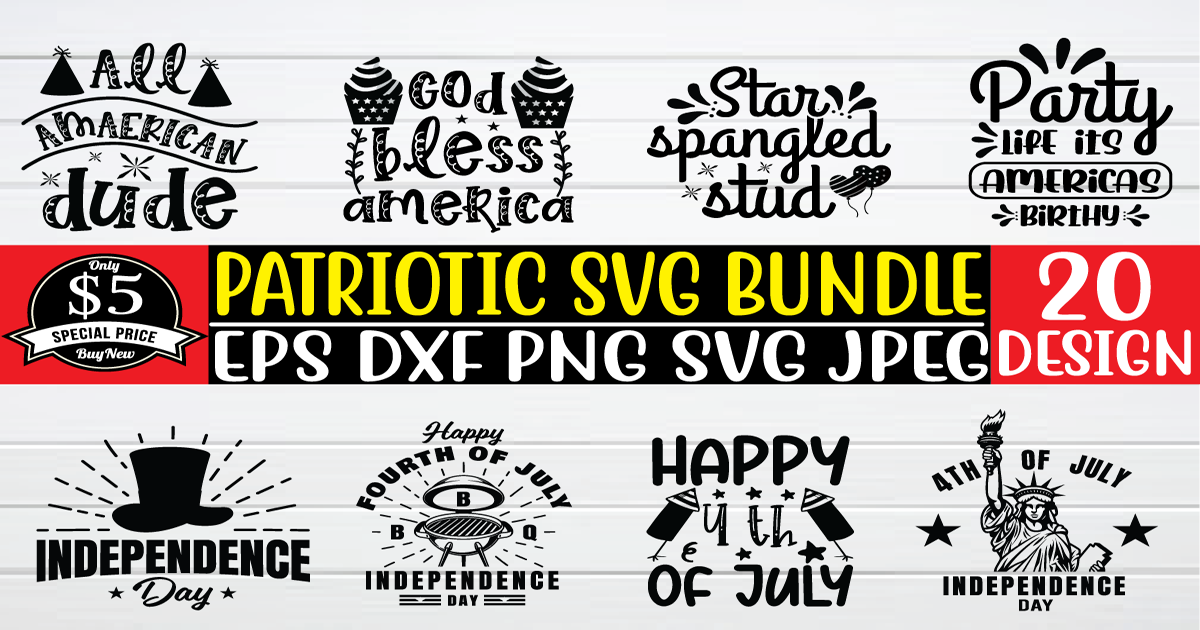 Patriotic SVG Bundle Bundle · Creative Fabrica