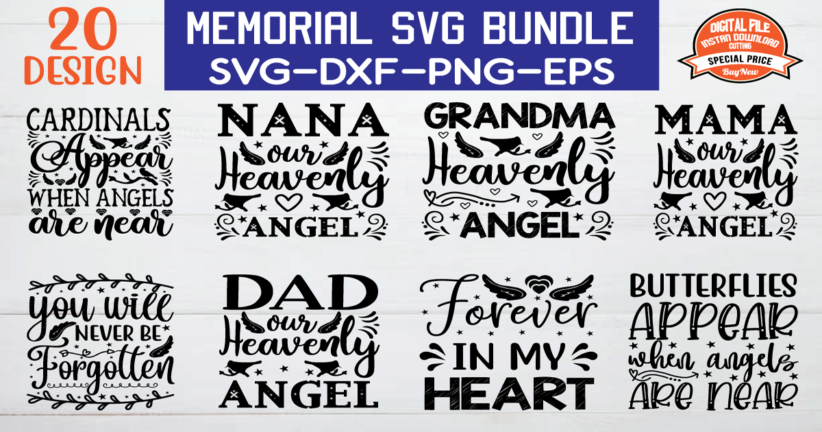 Memorial SVG Bundle Bundle · Creative Fabrica