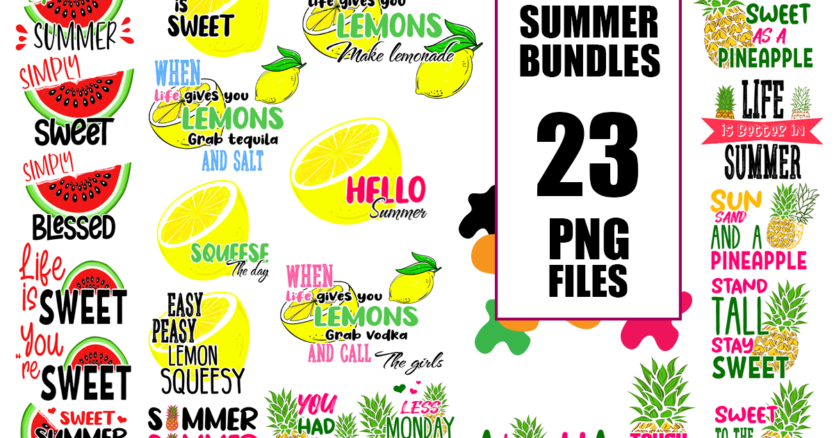 Summer Graphics Bundle Bundle · Creative Fabrica