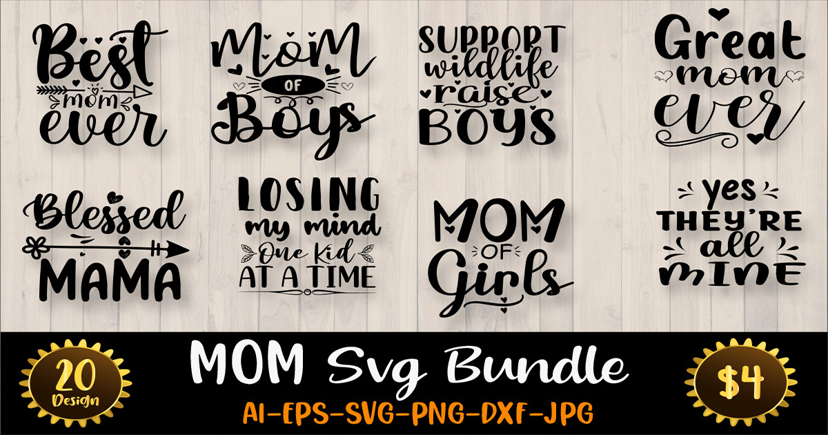Mom SVG Bundle Bundle · Creative Fabrica