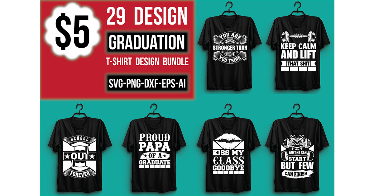 Graduation T-shirt Design Bundle Bundle · Creative Fabrica