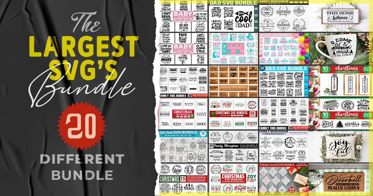 SVG Design Bundle Bundle · Creative Fabrica