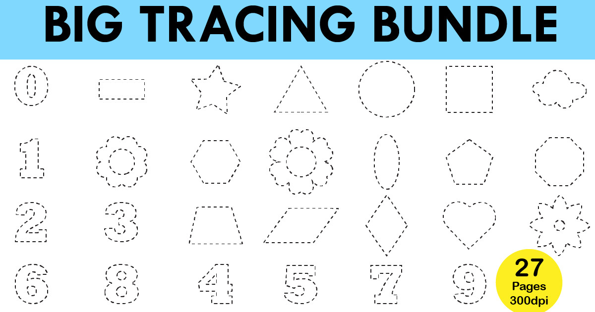 Big Tracing Bundle Bundle · Creative Fabrica